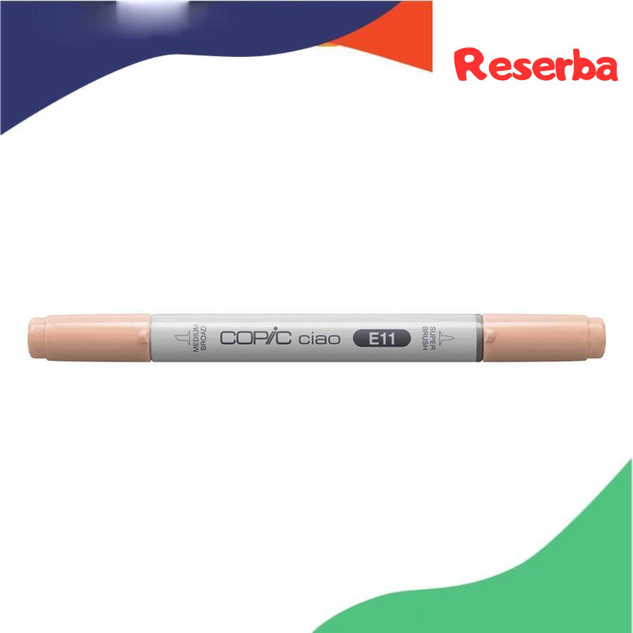 Jual Copic Ciao Sketch Spidol Marker E11 BARELEY BEIGE Skin tone Warna ...