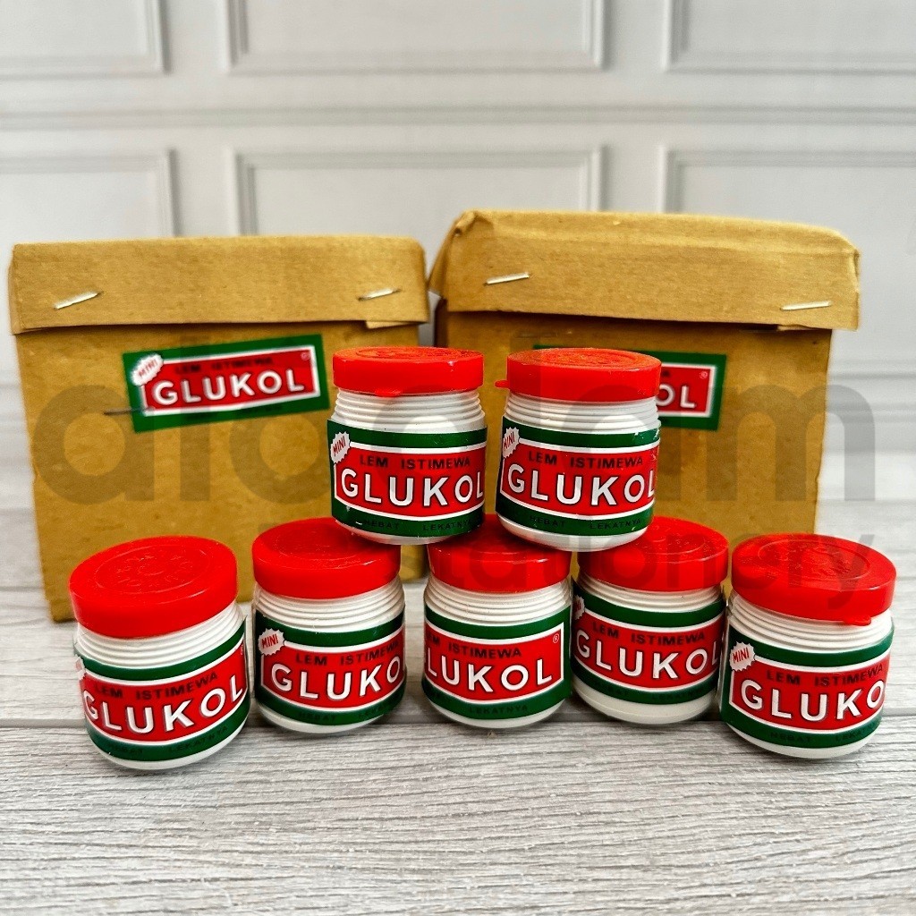 Jual SATU PACK ( 24 PCS ) LEM KERTAS GLUKOL KECIL | Shopee Indonesia
