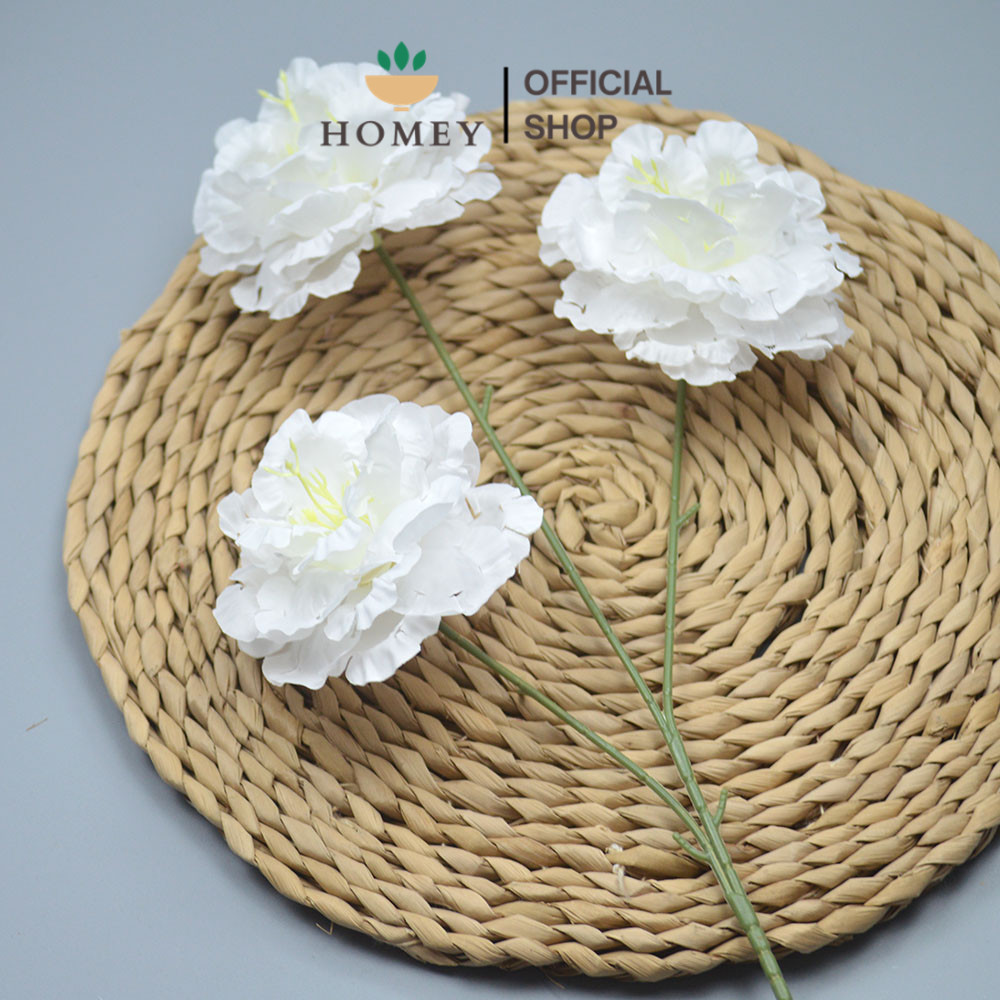 Jual HOMEY - C09 RONG 65cm Artificial Bunga Mawar 3 Cabang 3 Kuntum ...