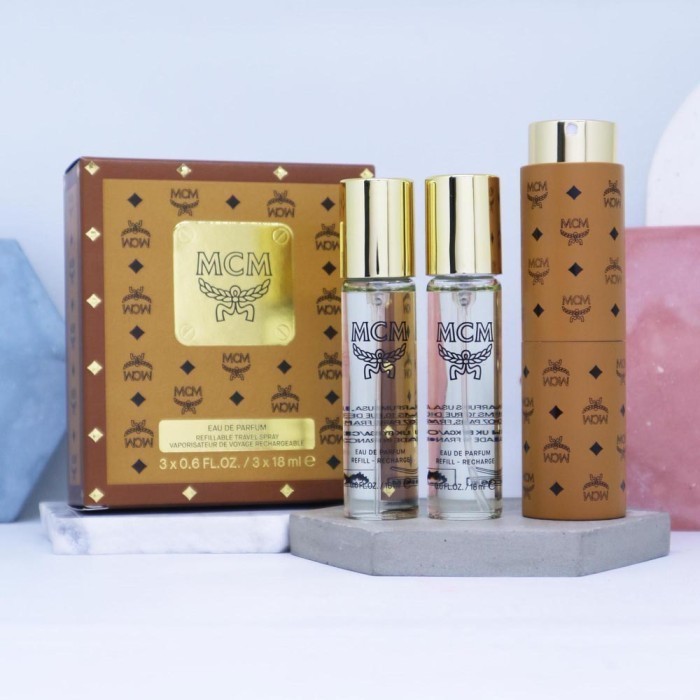 Jual MCM MCM Refillable Travel Spray Set (3 x 18 ML) | Shopee Indonesia