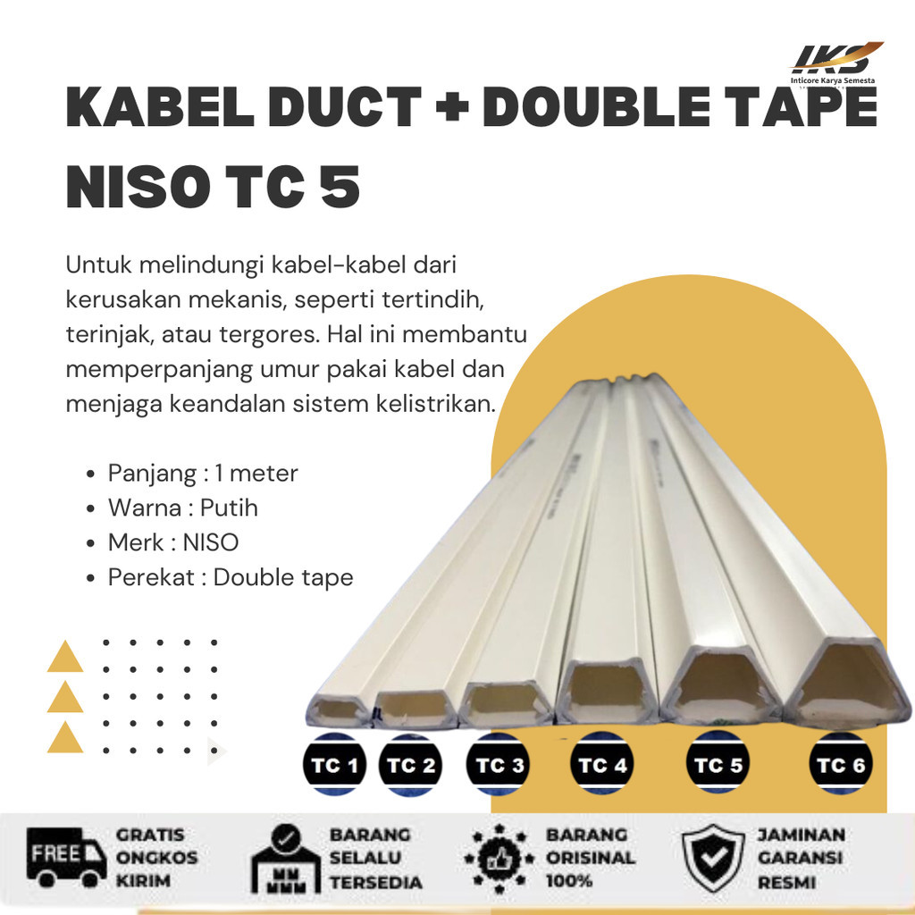 Jual Kabel Duct / Cable Protector NISO TC 5 | Shopee Indonesia