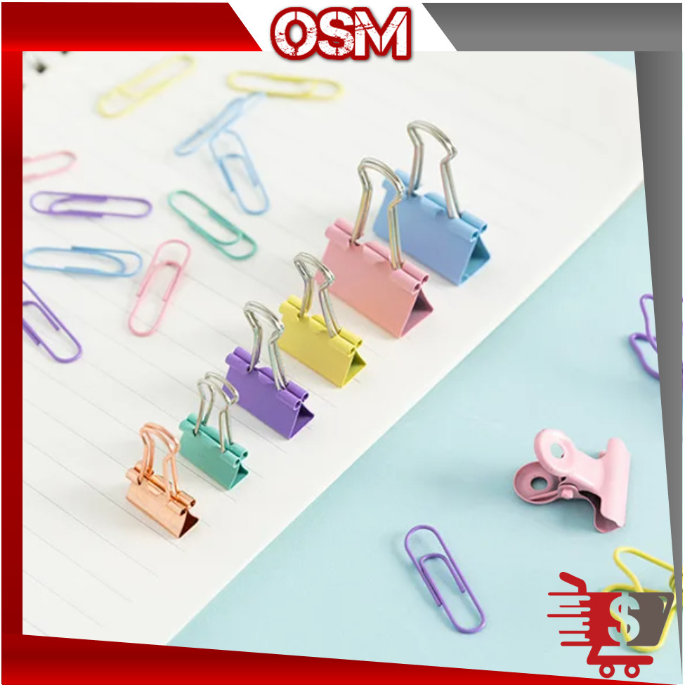 Jual OSM - S6244 Stationery Set Penjepit Klip Blinder / Paper Clip ...