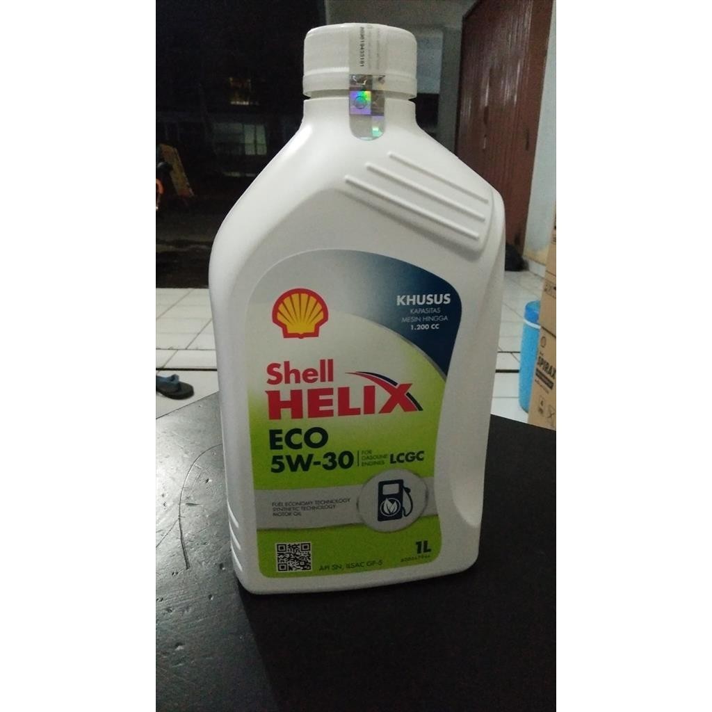 Jual Oli Mesin Shell Helix ECO 5W-30 API SN ILSAC GF-5 1 Liter Scan ...
