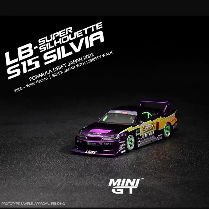 Jual Mini GT 576 LB-Super Silhouette S15 Silvia Formula Drift Japan ...