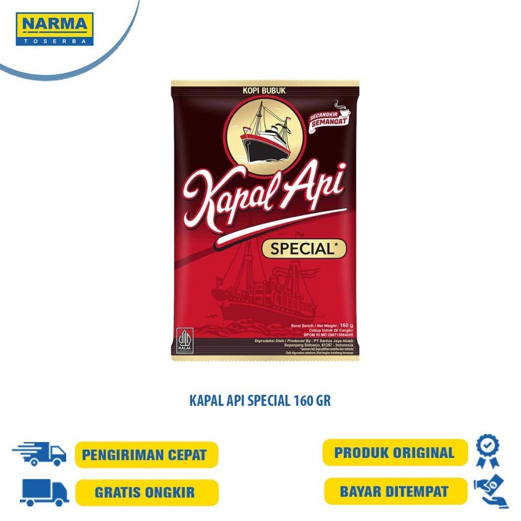 Jual KAPAL API SACHET, POUCH 10X24GR,10'S,60GR,180GR,380 GR ALL VARIANT ...