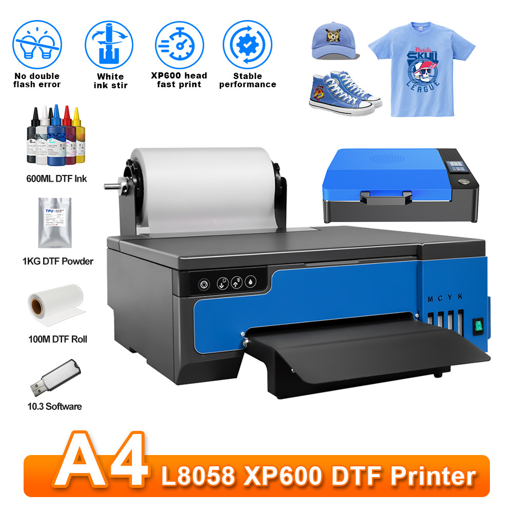 Jual DTF Printer A4 XP600 DTF T shirt Printing Machine Direct Transfer ...