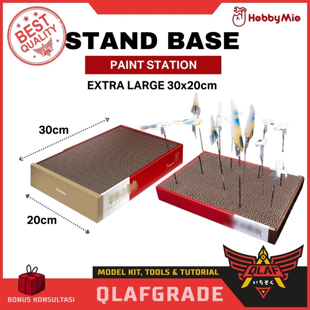 Jual Paint station STAND BASE Hobby mio - painting base for penjepit ...