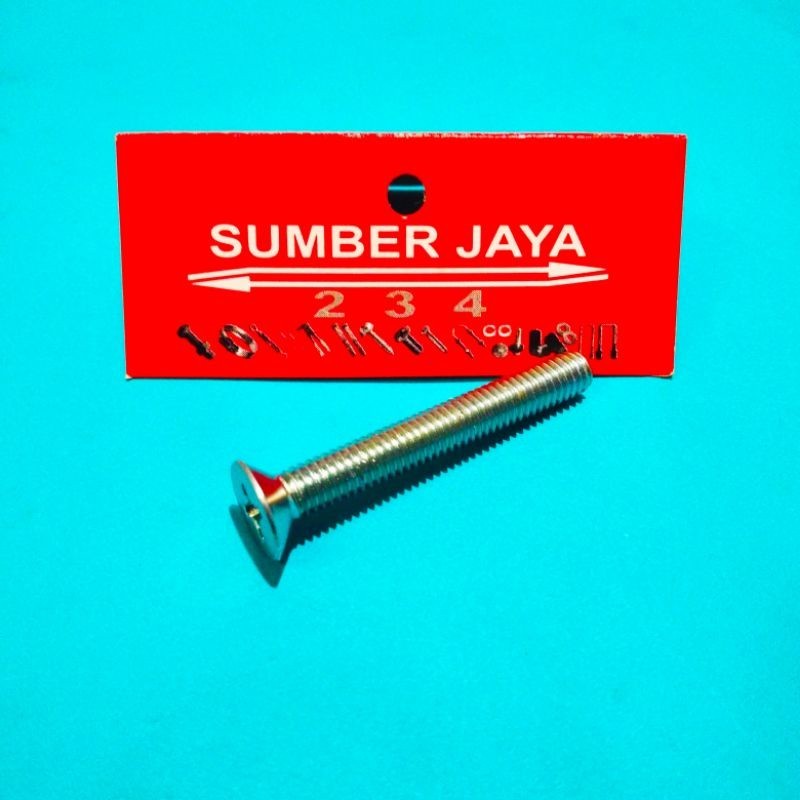 Jual Baut JF M6 6 x 45 putih TERMURAH | Shopee Indonesia