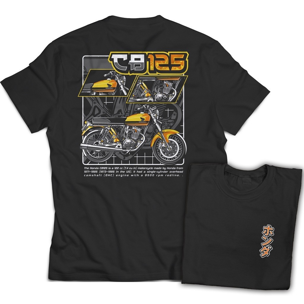 Jual KAOS HONDA CB 125 / KAOS CB125 / CB125 | Shopee Indonesia