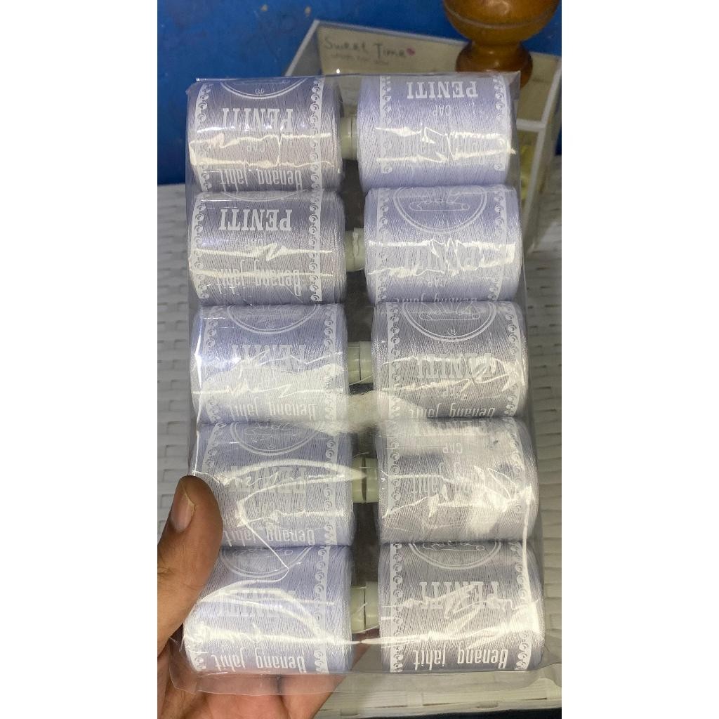Jual Benang Jahit Nilon Cap Peniti no 30 / 1 pack isi 10 Gulung Nylon ...