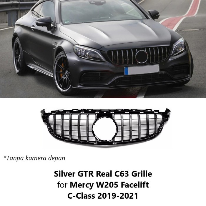Jual Mercedes W205 FL 2019-2021 Mercy C300 Chrome Grille Diamond GTR ...