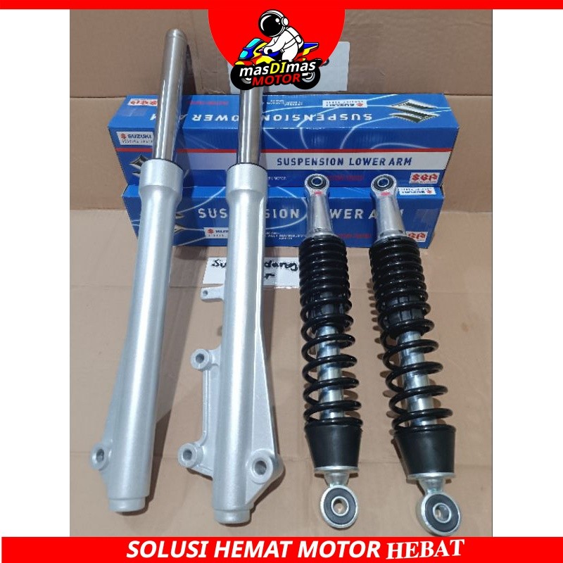 Jual Paket As Shock Tabung Depan+Shockbreaker Belakang Suzuki Smash New ...