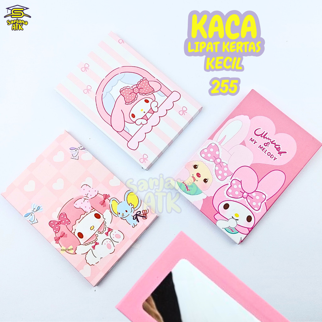 Jual Kaca Lipat Stand / Cermin Lipat Portable / Kaca Lipat Kertas Kecil ...
