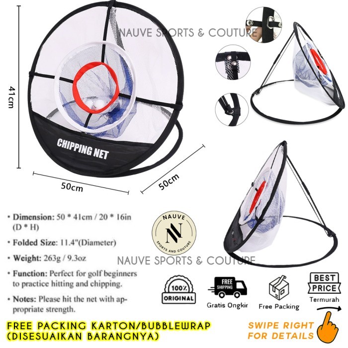 Jual Golf Chipping Net – Jaring Latihan Golf Portable Indoor Outdoor ...