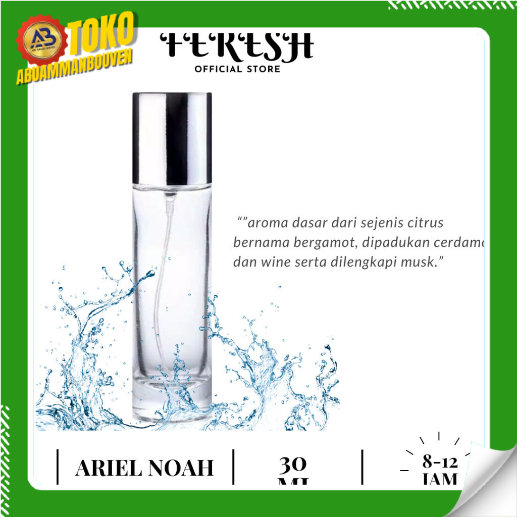 Jual ARIEL NOAH Parfum Refill Pria Pemikat Wanita Best Seller/Tahan ...