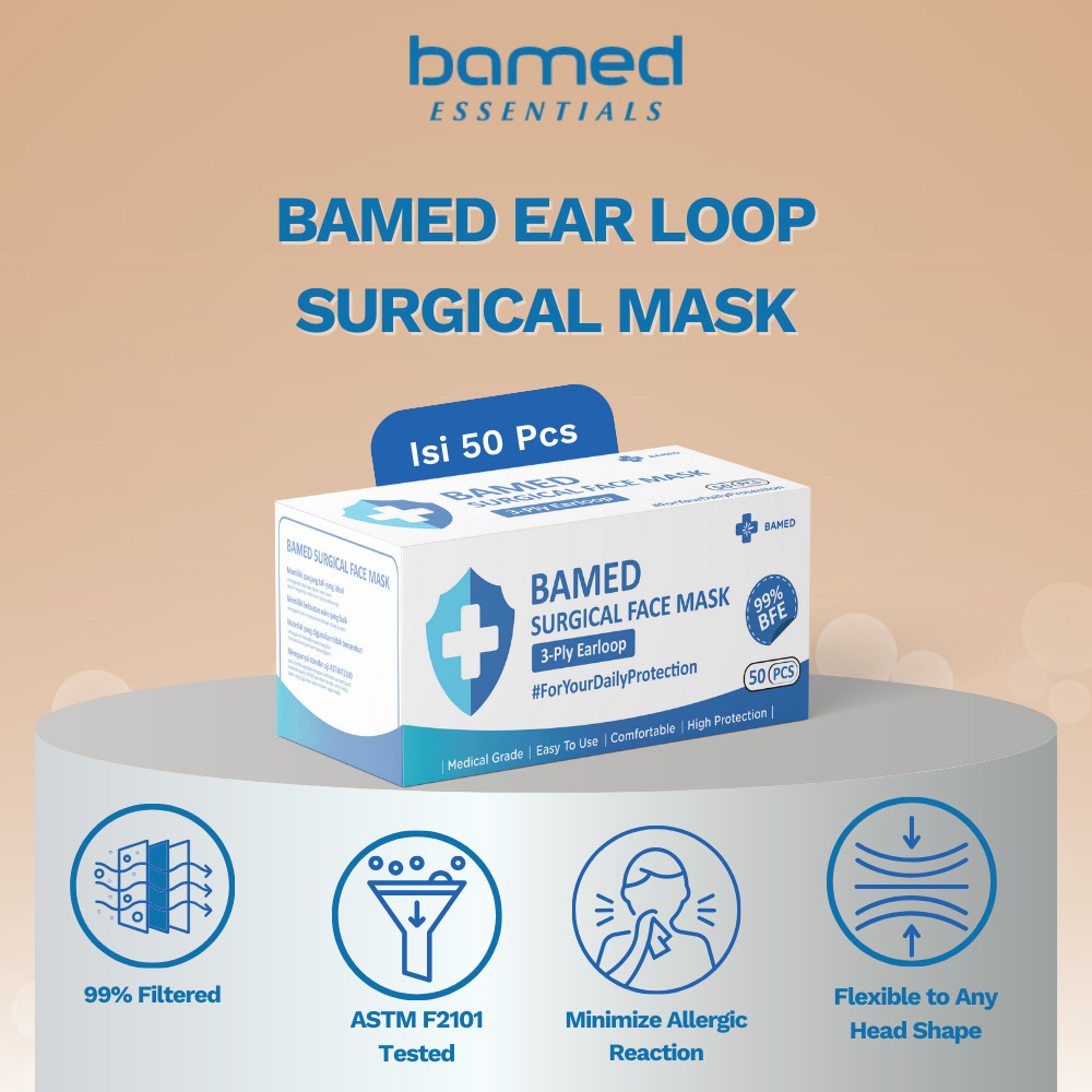 Jual Bamed Mask Surgical Earloop 50'S | Shopee Indonesia