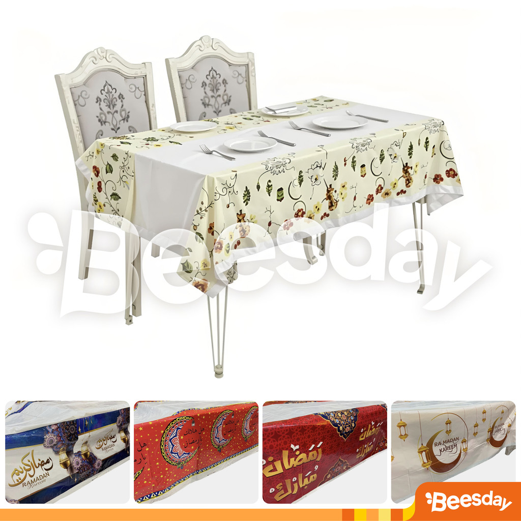Jual Taplak Meja Ramadhan Lebaran | Alas Plastik Dekorasi Idul Fitri ...