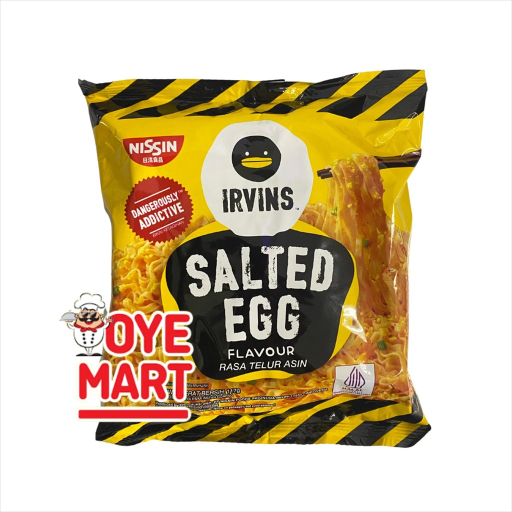 Jual NISSIN IRVINS SALTED EGG FLAVOUR 117GR | Shopee Indonesia