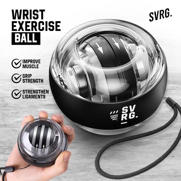 Jual Wrist Exercise Ball - Power Ball Gyro Spinner – Bola Latihan ...