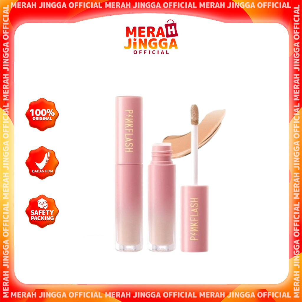 Jual PINKFLASH Lasting Matte | #OhMyBreath Liquid Concealer Tahan Air - Lama - PF F04 | Merah ...