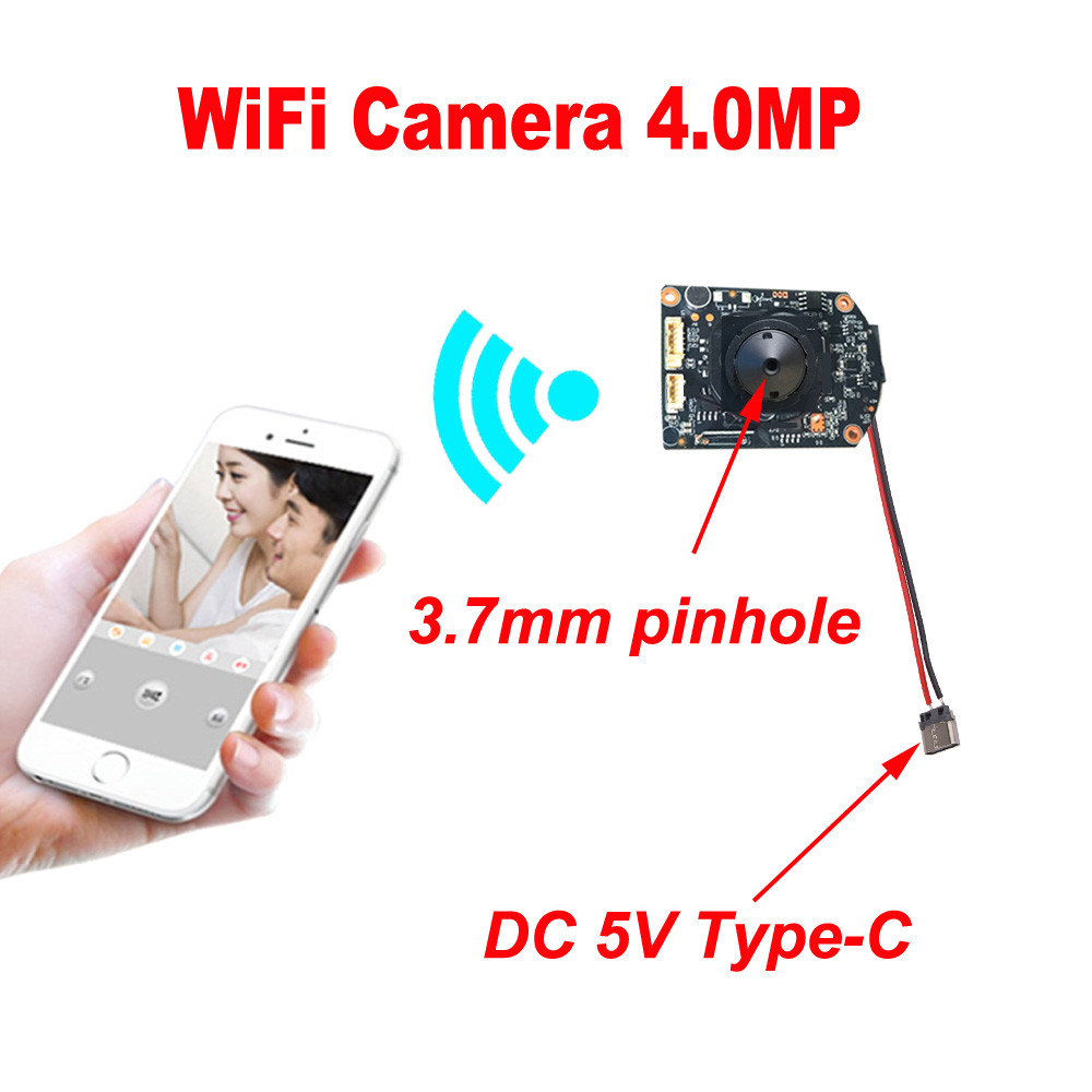 Jual Mini Camera WiFi 5V USB Power Port Wireless Monitoring Type-C ...