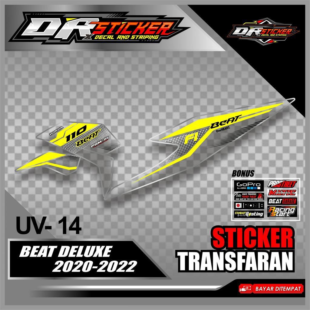 Jual Stiker Transparan Striping Honda Beat Deluxe 2020 sampai 2022 ...