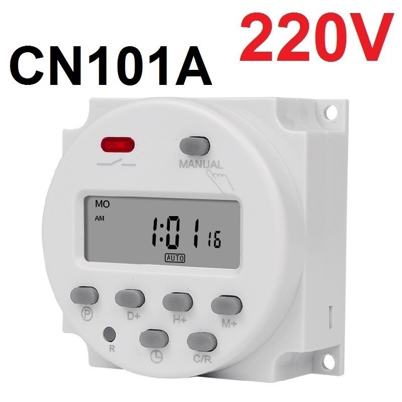 Jual Timer Switch Digital Time Delay Relay 220V CN101A Untuk Lampu ...