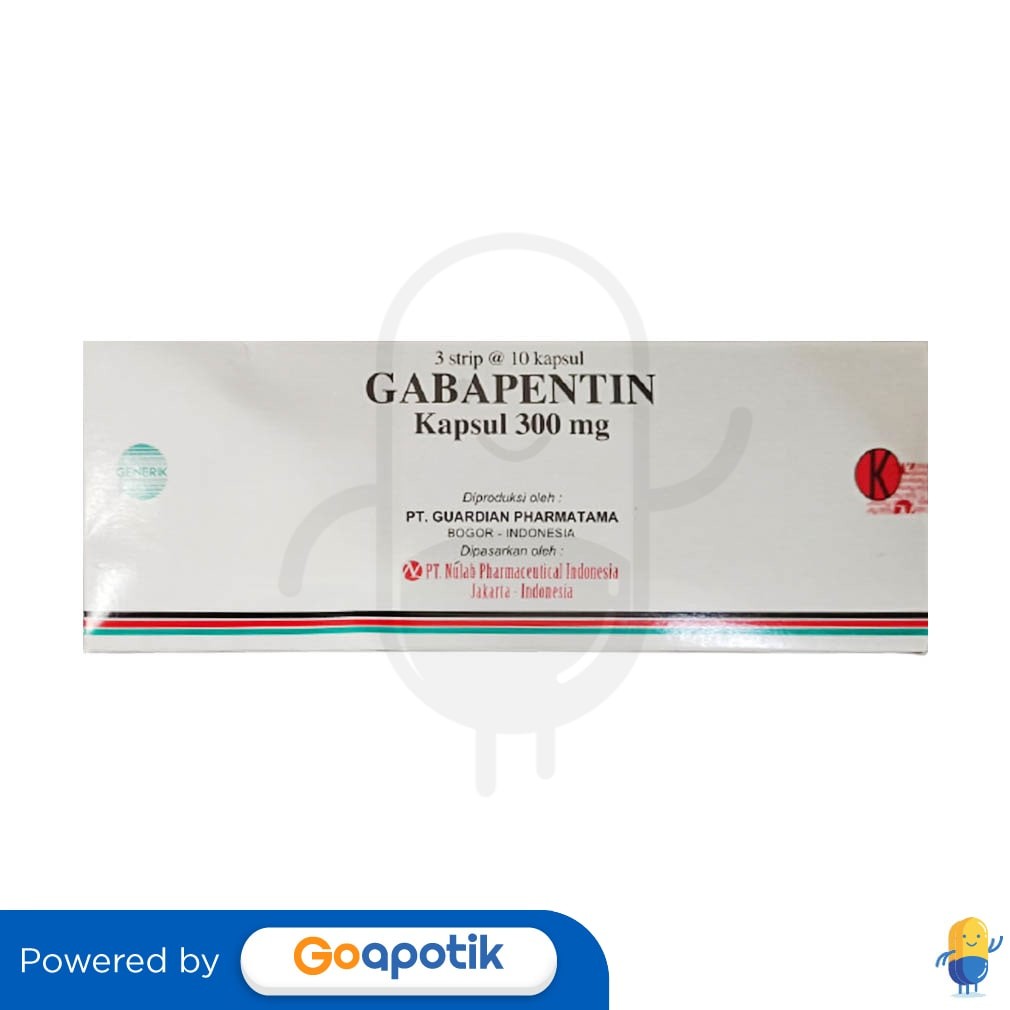 Jual Gabapentin Nulab 300 Mg Box 30 Kapsul | Shopee Indonesia