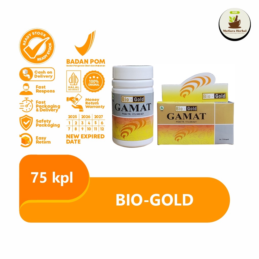 Jual Kapsul Ekstrak Gamat Emas Bio Gold isi 75kapsul asli original ...