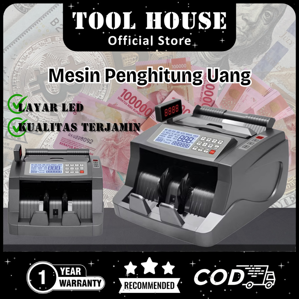Jual Tool House [Garansi Toko 1 Tahun] Money Counter Mesin Hitung ...