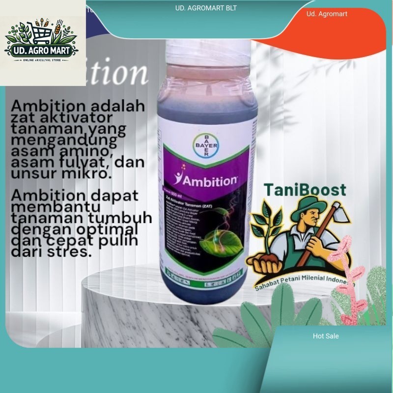 Jual Ambition Bayer 500ml - Zat Pengatur Tumbuh Tanaman dengan Asam Amino, Asam Fulvat, dan ...