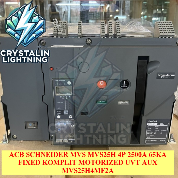 Jual ACB SCHNEIDER MVS MVS25H 4P 2500A 65KA FIXED KOMPLIT MOTORIZED UVT AUX MVS25H4MF2A ORIGINAL ...