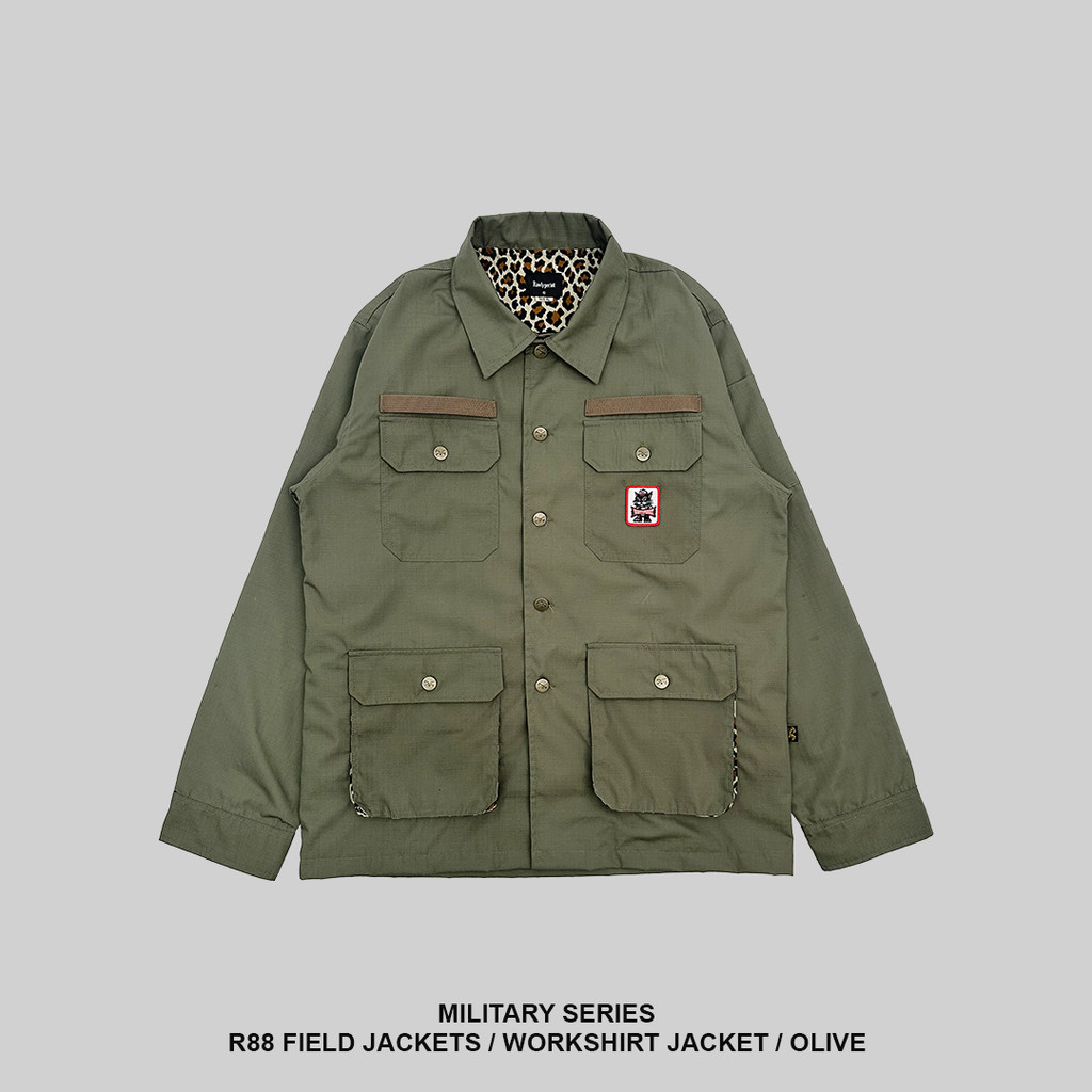 Jual RAWTYPE RIOT R88 Field Jackets - Olive | Shopee Indonesia