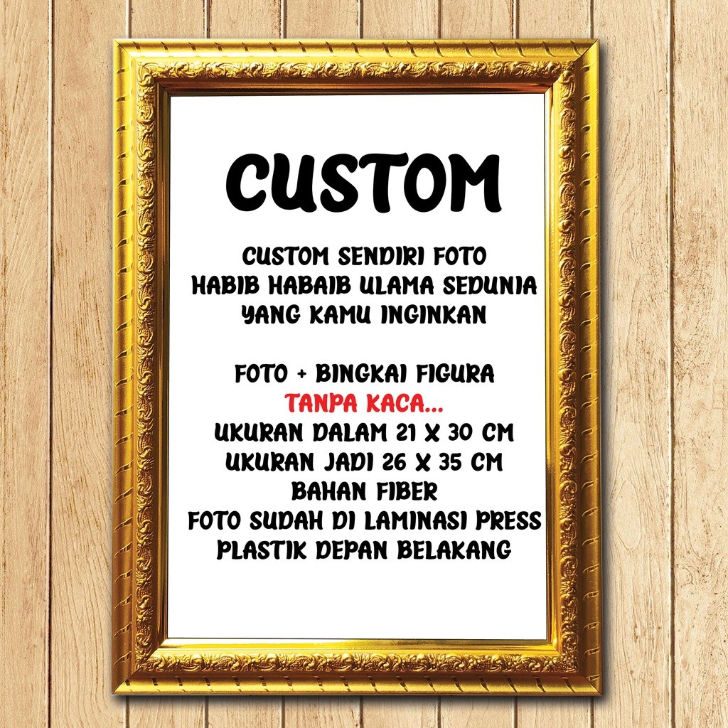 Jual cetak foto Bingkai pigura , CUSTOM / REQUEST foto Sendiri Ukuran ...