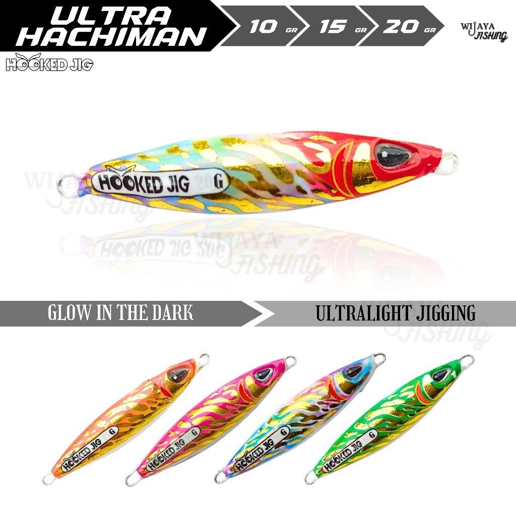 Jual WF Fishing Lure [ Ultra Hachiman ] Umpan Micro Metal Jig HOOKED ...