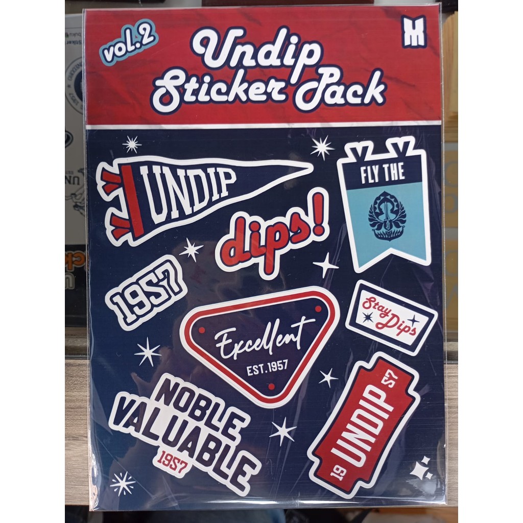 Jual STICKER PACK UNDIP VOL.2 | Shopee Indonesia