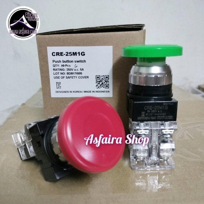 Jual Push button Emergency 25mm Hanyoung | Shopee Indonesia