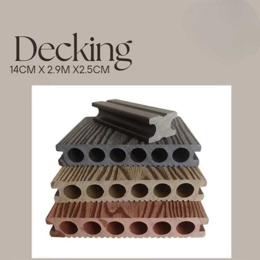 Jual Exterior WPC - Lantai Decking Outdoor Bahan WPC Motif Kayu/Lantai ...