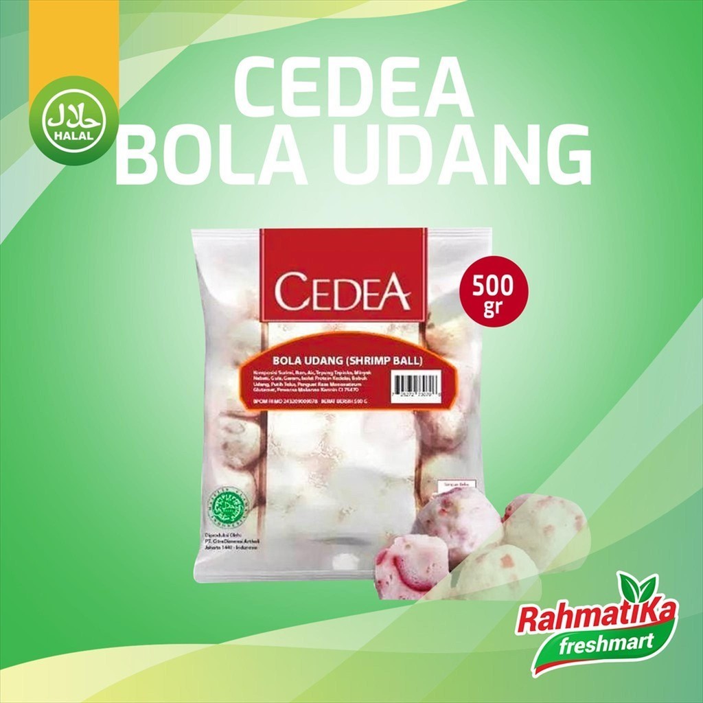 Jual Cedea Bola Udang / Cedea Shrimp Ball 500 gr | Shopee Indonesia