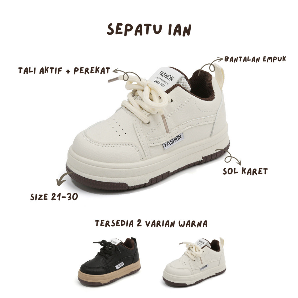 Jual MAMASOL - IAN Sepatu Sneakers Anak Bayi Usia 1-5 tahun Perekat ...