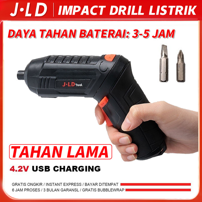 Jual Jld Tools Mesin Bor Obeng Elektrik Cordless Screwdriver 4 2v