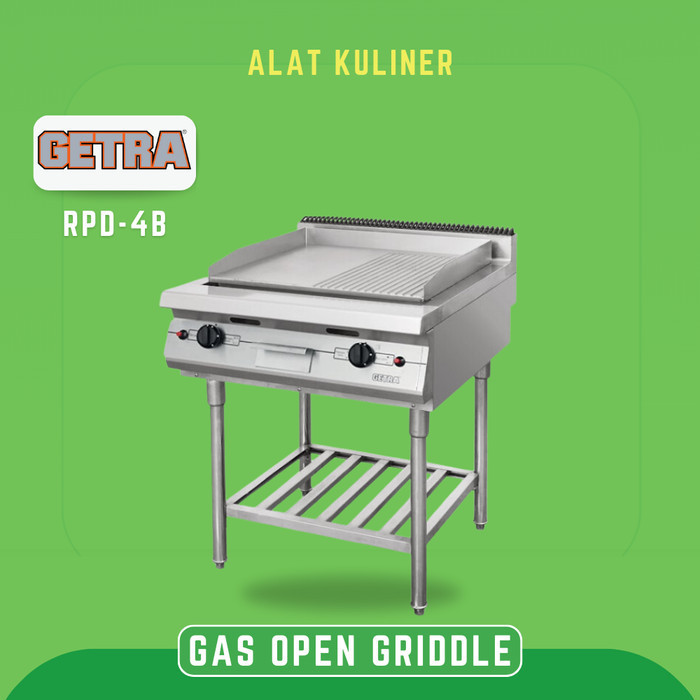 Jual GETRA RPD 4B RPD-4B GAS OPEN GRIDDLE & BROILER WITH STAND | Shopee ...