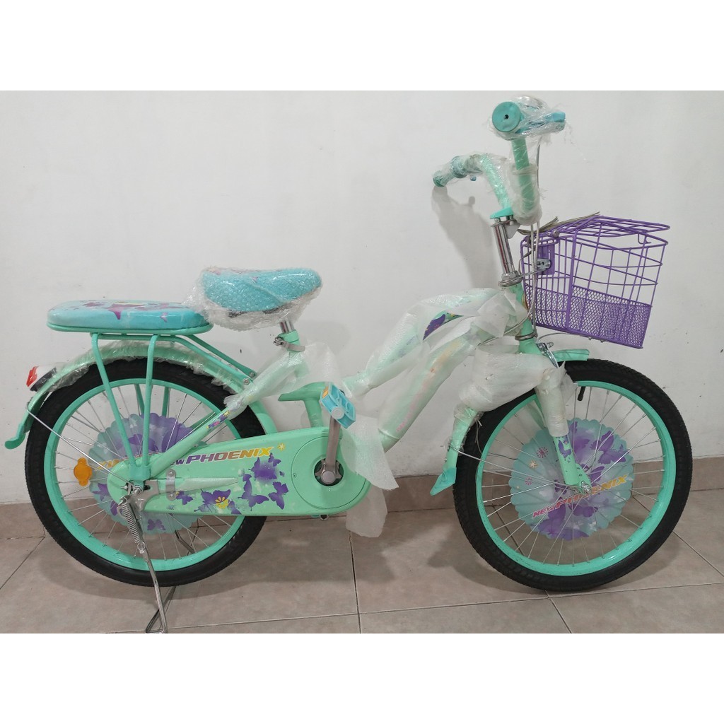 Jual Sepeda Mini 20 New Phoenix Warna Hijau | Shopee Indonesia