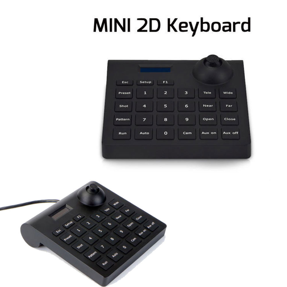 Jual Mini 2-Axis Joystick CCTV Keyboard Controller for DVR PTZ Speed ...