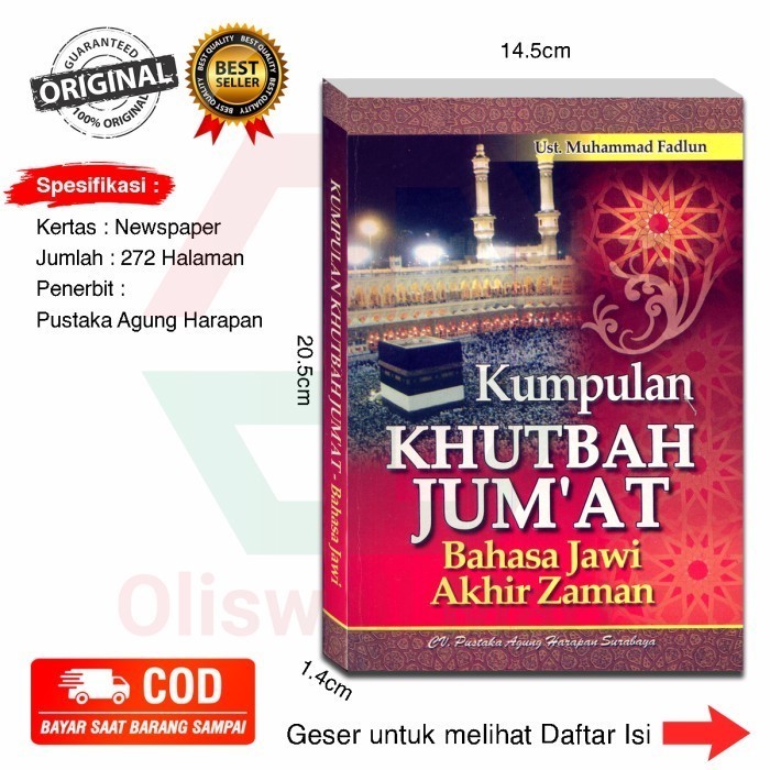 Jual Buku Kumpulan Khutbah Jumat Bahasa Jawi Akhir Zaman | Shopee Indonesia Jual Buku Kumpulan Khutbah Jumat Bahasa Jawi Akhir Zaman | Shopee Indonesia
