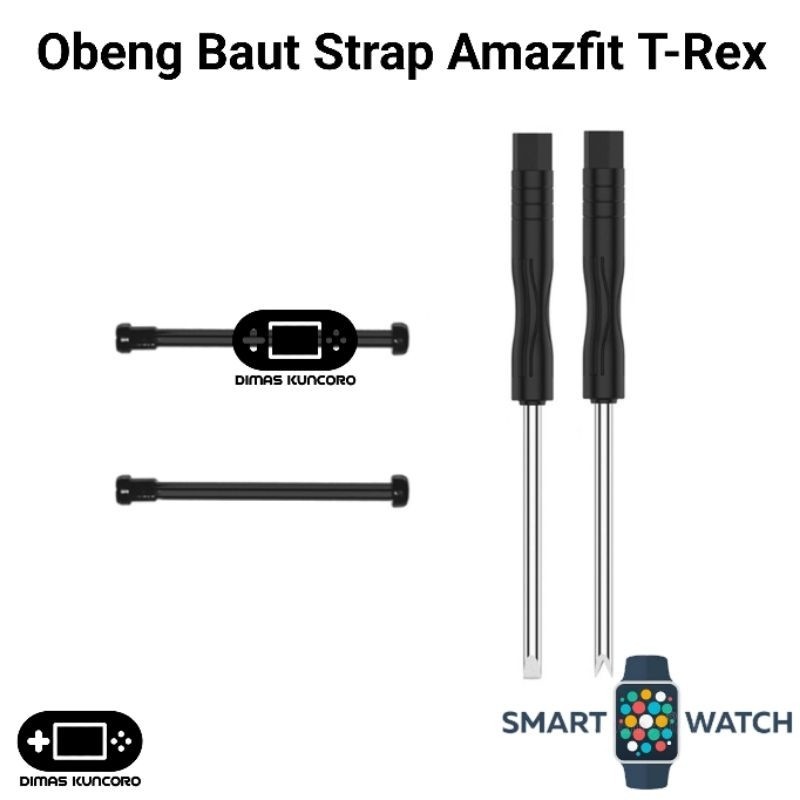 Jual Obeng Baut Strap Amazfit T-Rex connector trex 1 2 pro t rex pin ...