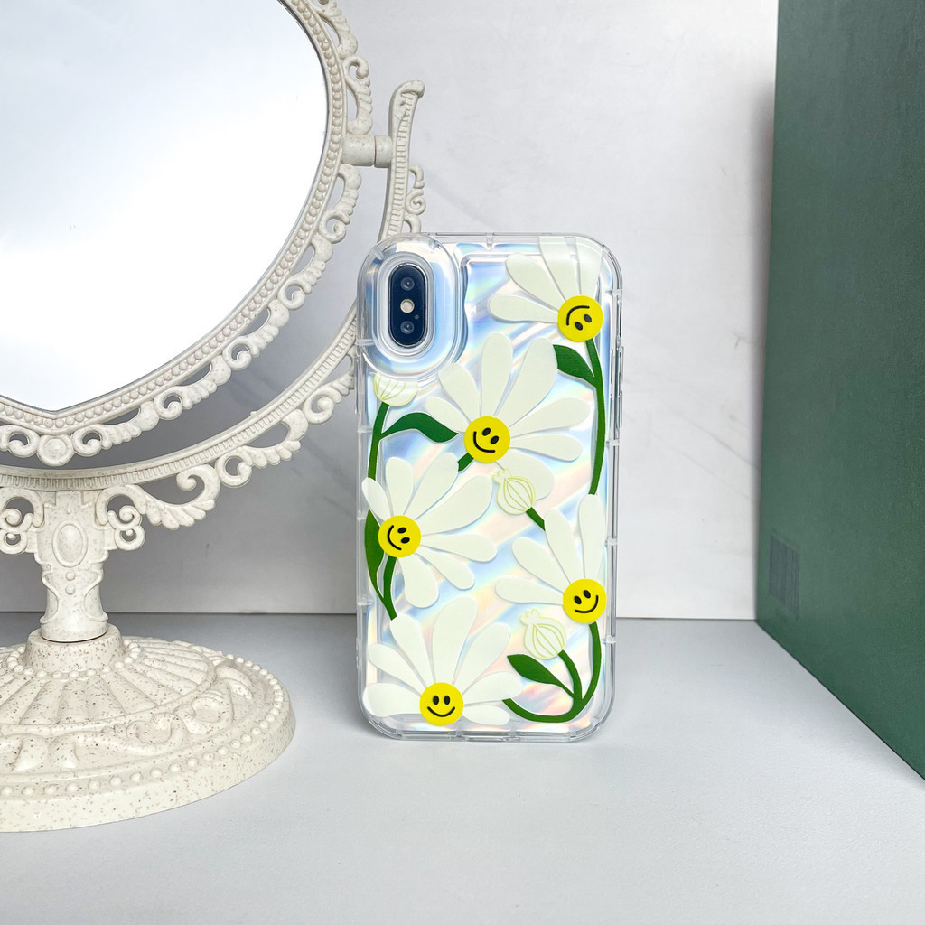 Jual 「Clearance Sale! 」 Dazzle 3D Wave Case Motif Bunga Daisy Smile ...