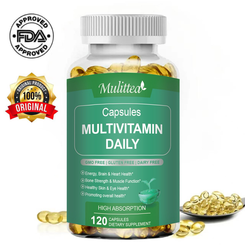 Jual Mulittea Multivitamin,vitamins B, C, D, zinc for Daily Nutritional ...