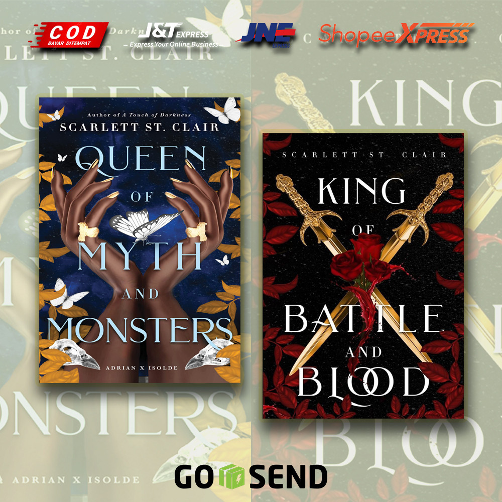 Jual King of Battle and Blood | Queen of Myth and Monsters by Scarlett St. Clair (English ...