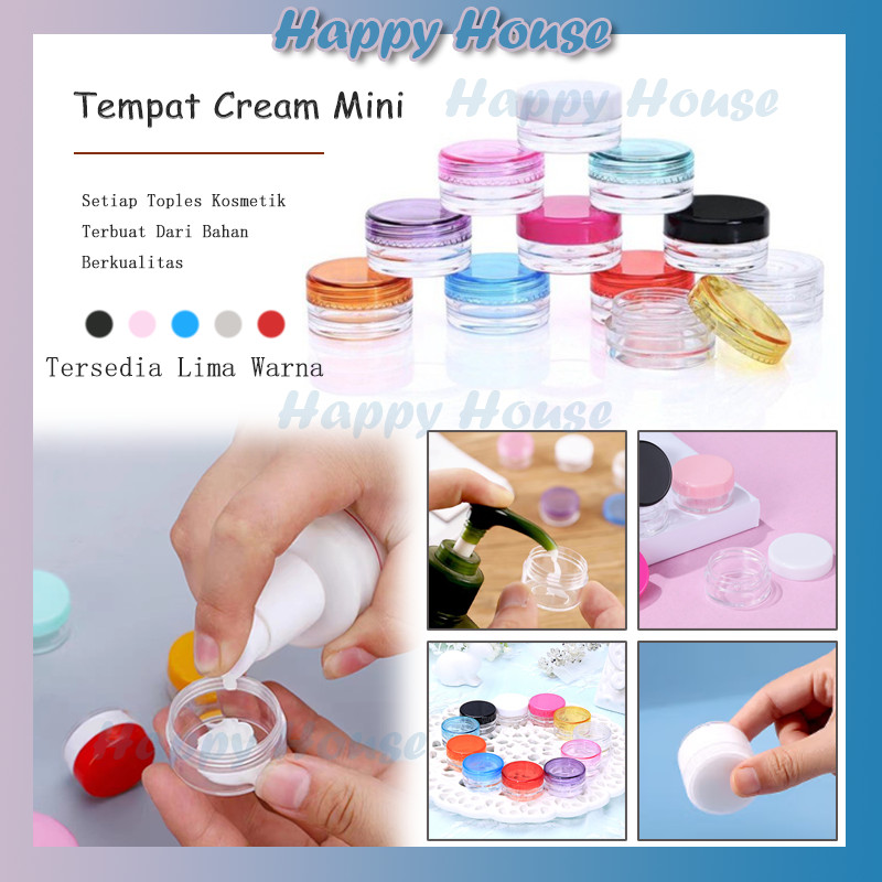 Jual Pot Jar / Pot Cream 5gr Bulat / Pot Jar Cream / Pot Tempat Cream ...